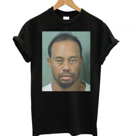 Tiger Woods mug shot - Just Dui It T shirt