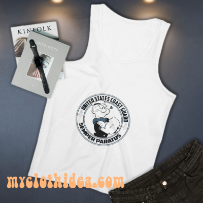 Popeye United States Coast Guard Semper Paratus Tank Top – myclothidea.com